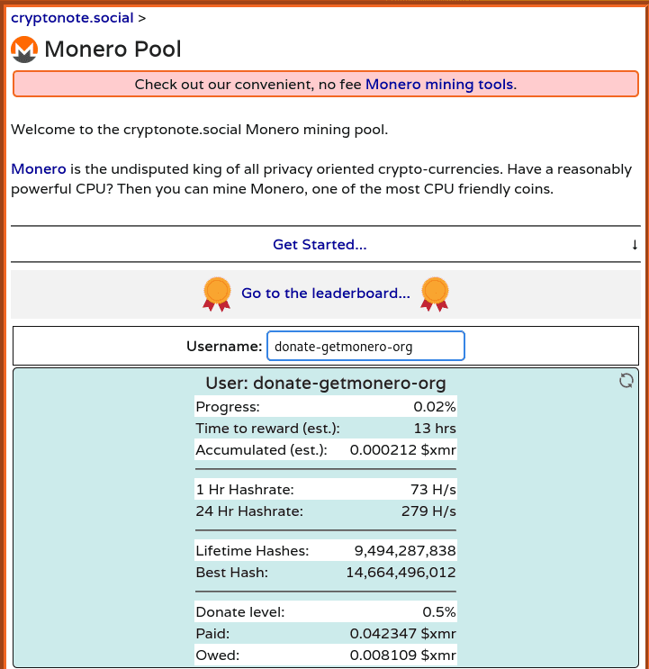 Mining Monero :: sethforprivacy.com